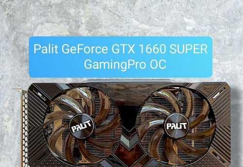 Видеокарта Palit GTX 1660 super GamingPro OC
