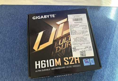 Новая Материнская плата gigabyte H610M S2H DDR5