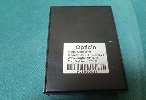Медиаконвертер Opticin FE-TP-bidi3. 20