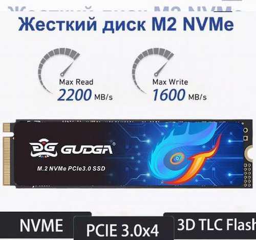 Новый SSD M.2 NVMe 1 TB