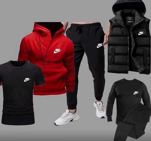 Спортивный костюм мужской 5 в 1 тёплый nike