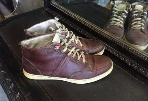 Кеды ботинки red-rag мужские 42, кожа натуральна