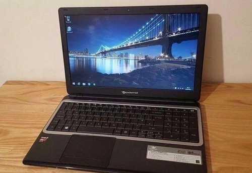 Ноутбук 11.6" Packard Bell dot m, 128 ГБ, Athlon 64-M L110, RAM 6 ГБ, ATI Mobility Radeon X1270