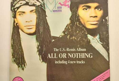 LP Milli Vanilli – All Or Nothing / Sweden 1989