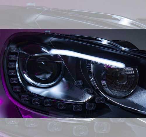 Фары LED Golf (гольф) 6 (VI) в GTI стиле