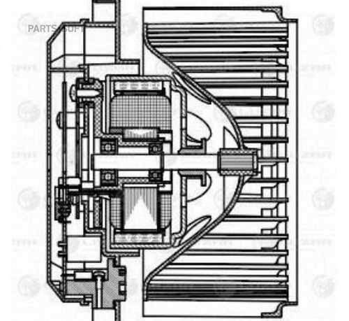 Вентилятор отопителя Infiniti QX56 (10) /Nissan Pa