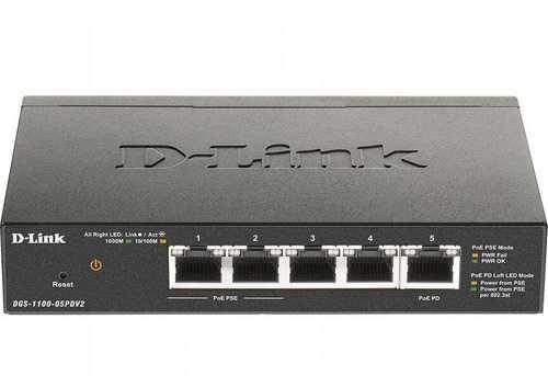 D-Link DGS-1100-05PDV2/A1A коммутатор poe