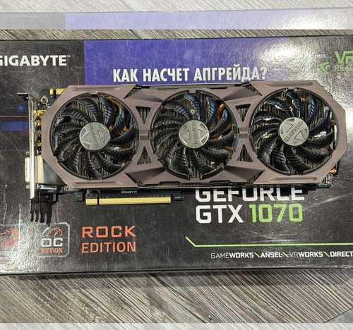 Видеокарта Gigabyte GeForce GTX 1070 G1 rock