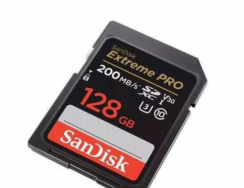 SanDisk sdxc 128GB Extreme Pro U3 4K V30 (NEW)