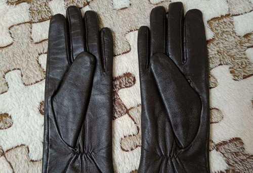 Перчатки женские кожаные новые