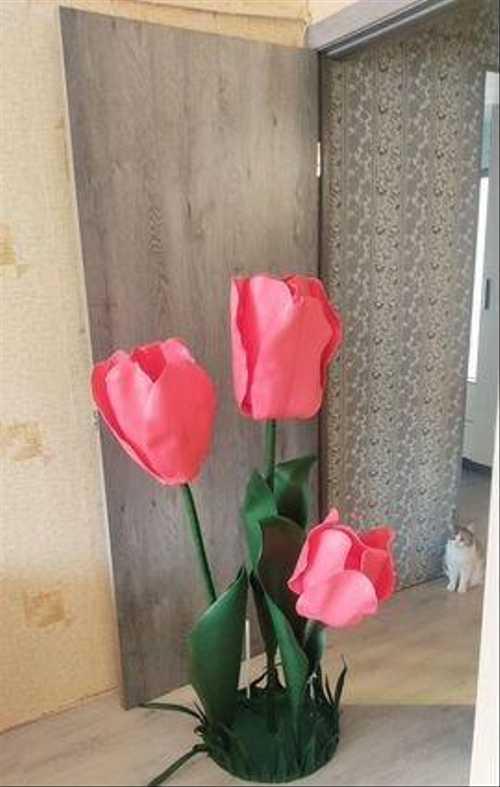Ростовые цветы тюльпаны из изолона