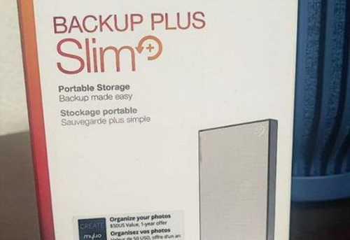 Seagate Backup Plus Slim 1Tb жёсткий диск