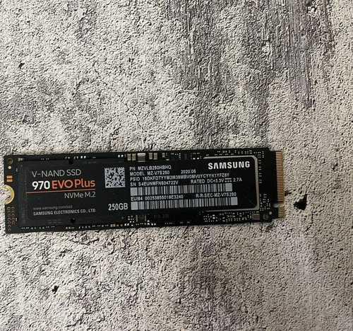 Ssd samsung 970 evo plus 250gb