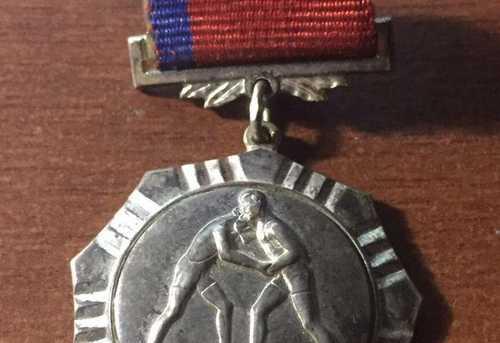 Медаль спорт знак ссср, борьба, Первенство РСФСР