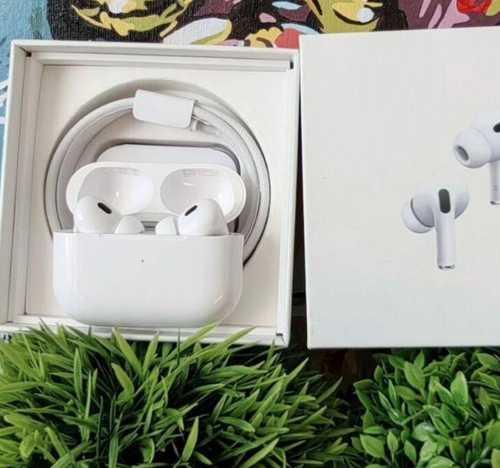 Новые беспроводные наушники Apple airpods pro 2 premium   чехол (Арт.88222)