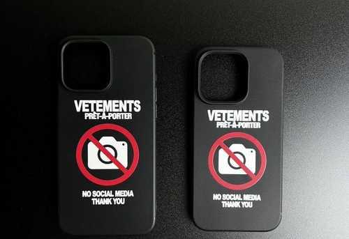 Чехол на iPhone 12,13,14,15 pro Vetements новый