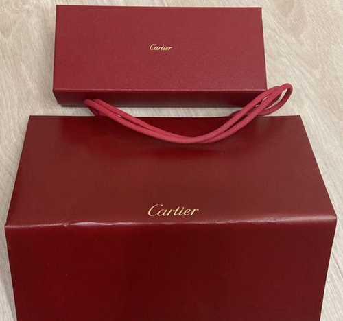 Коробка и пакет cartier оригинальные