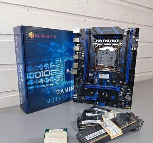 Комплект huananzhi x99 qd4 xeon 2680v3 16gb