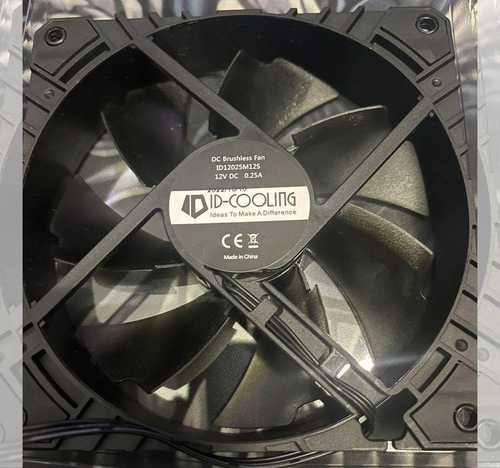 Тихие вентиляторы ID Cooling WF-12025-SD-K