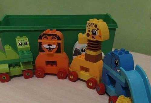 Лего Дупло 10863 Поезд животных