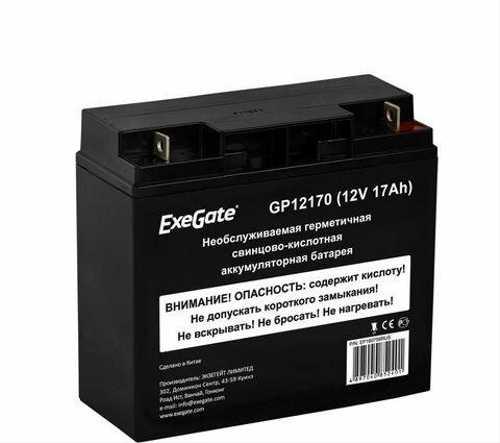 Аккумуляторная батарея ExeGate GP12170 (12V 17Ah