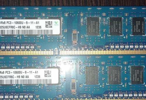 Оперативная память ddr3 1333 4х2Gb