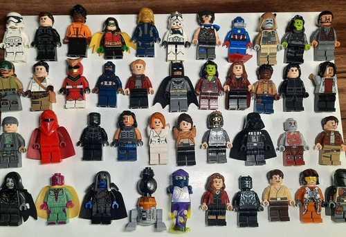 Lego минифигурки Super Heroes, Star Wars