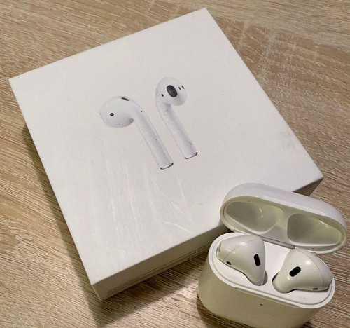 Наушники earpods with Wireless Charging Case