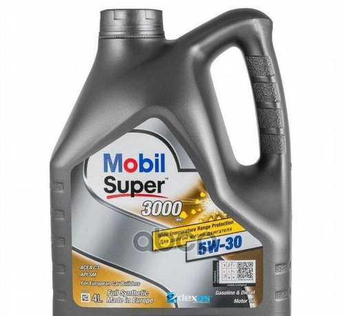 Mobil Super 3000 XE 5W30 (4L) масло мот синтAP