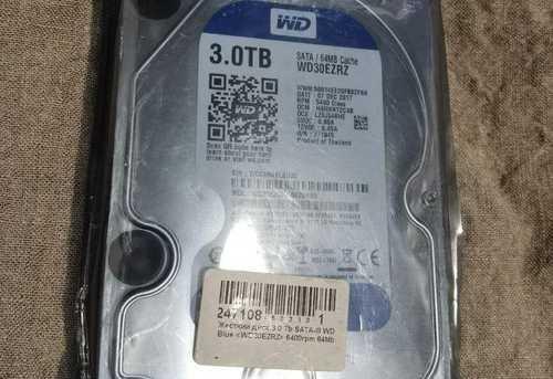 3 тб жесткий диск WD Blue (WD30ezrz)