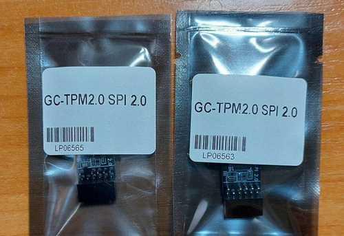 Модуль TPM 2.0 Gigabyte GC-TPM2.0 SPI 2.0, 2 шт