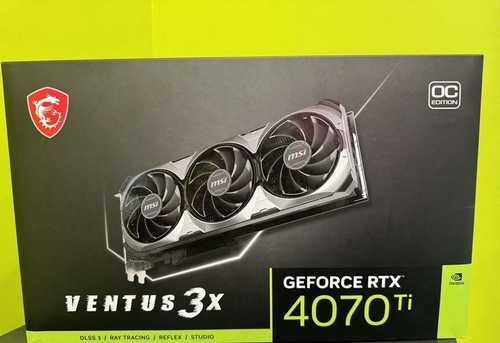 MSI GeForce RTX 4070Ti Ventus 3X 12G OC