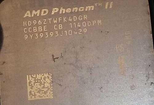 AM3+ Phenom II X4 960T 3.0-3.4 GHz Black Edition