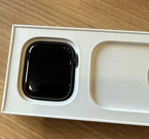 Часы apple watch 7 45 mm черные