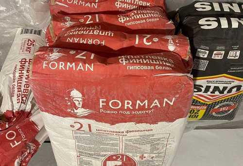 Шпатлёвка гипсовая финишная Forman 21 - 25 кг