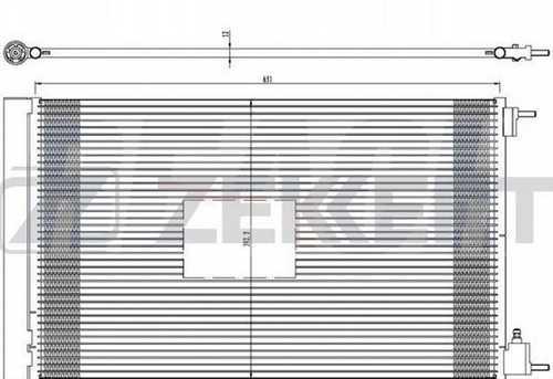 Радиатор кондиционера Opel Insignia 08, Saab 9-5