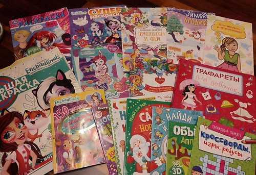 Книги раскраски пазлы головоломки для девочек