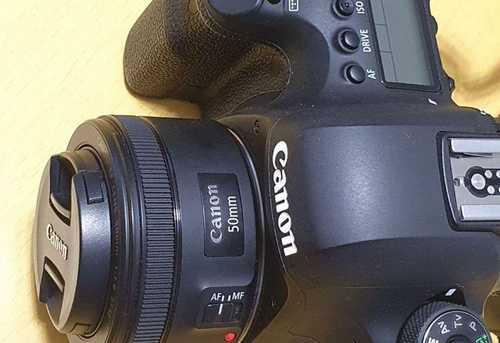 Canon eos 6d mark ii 50mm stm пробег 42ТК