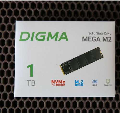 SSD m.2 nvme 1Tb Digma Mega M2 (новый)