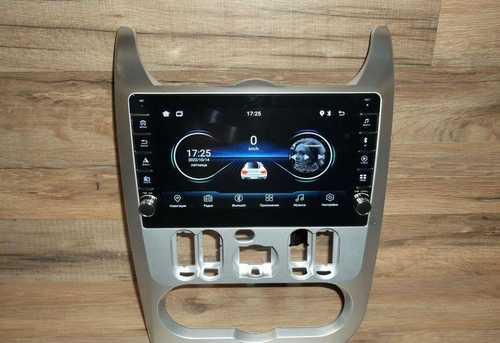 Магнитола Renault Logan Android физические кнопки