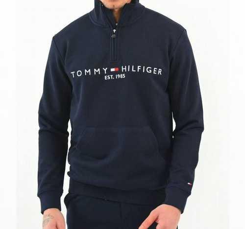 Джемпер полузамок tommy hilfiger