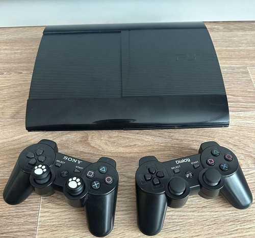 Sony Playstation 3 Super Slim 500gb прошитая 2джоя