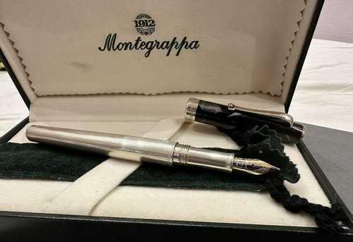 Перьевая ручка montegrappa серебро 925 с золотом