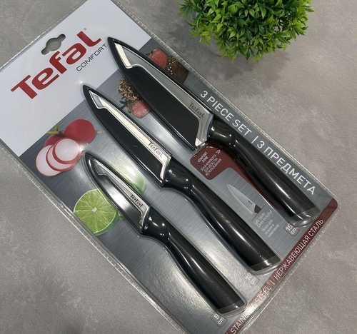 Набор ножей Tefal 3 предмета / Новый
