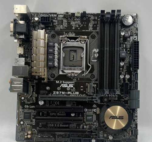 Материнская плата asus Z97M-Plus lga 1150