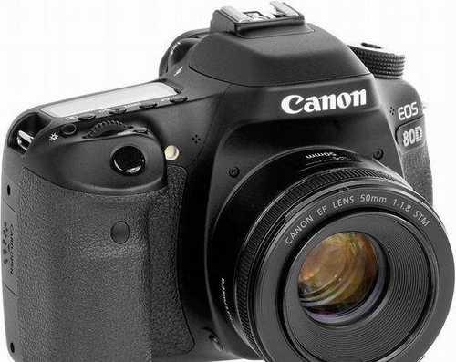 Фотоаппарат Canon 80D Kit 50mm STM