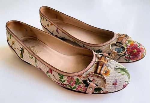 Gucci Flora балетки оригинал 38