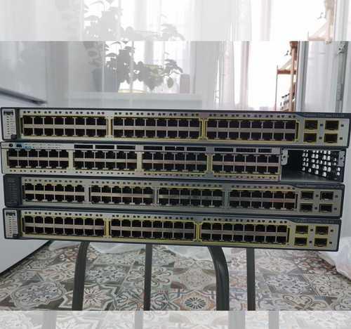 Коммутатор Cisco 3750 x 48 Poe