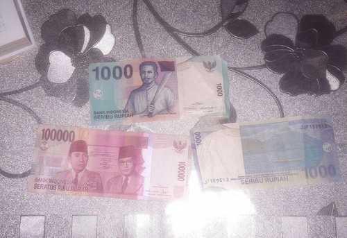 Индонезийские рупии в хорошем состоянии