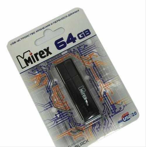USB флешка 64GB Mirex Line Black